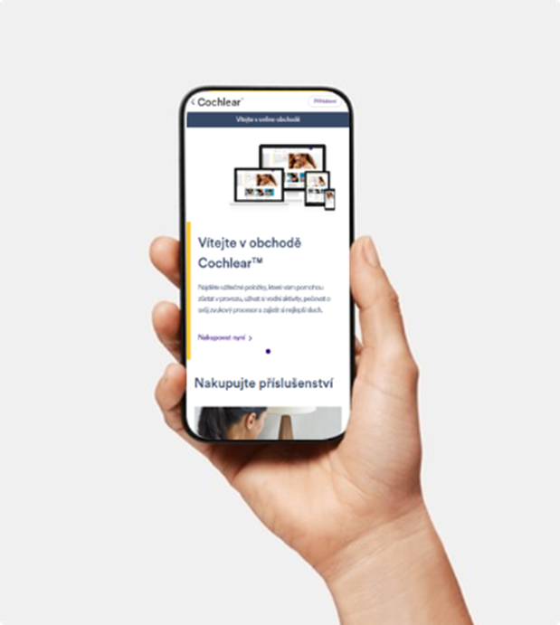 Objevte náš nový e-shop: Průvodce pro snadné nakupování - Cochlear ...